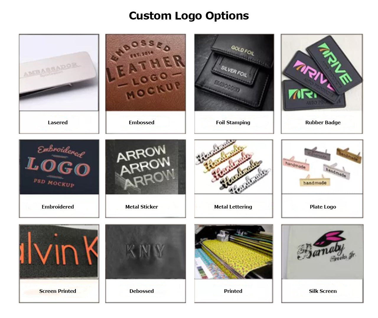 Custom made logo